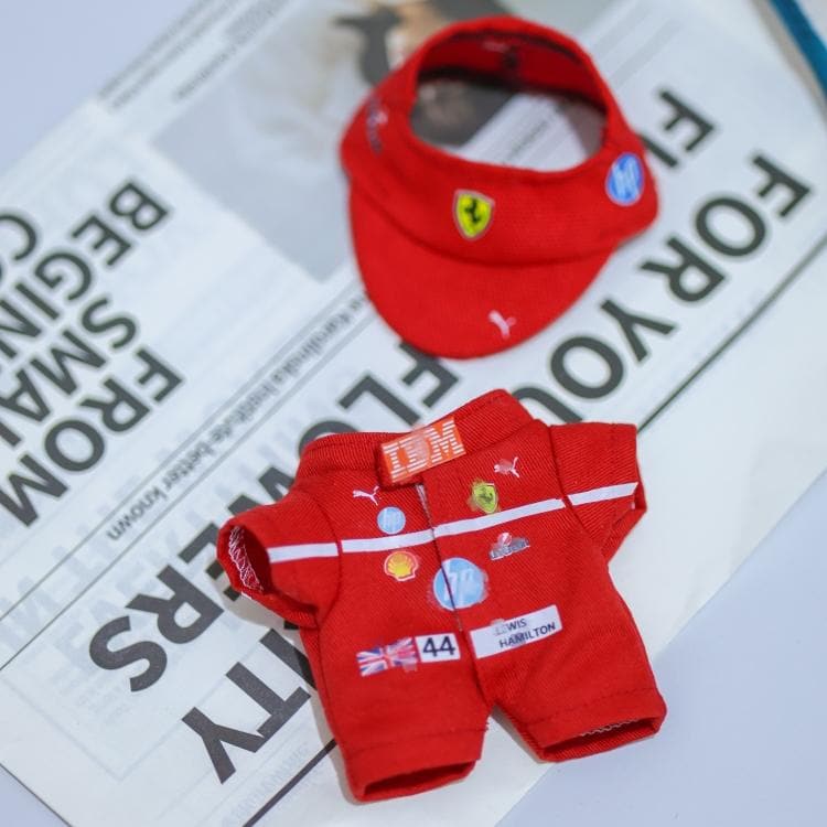 Labubu Red F1 Racing Suit Outfit Set - Labubu Hut