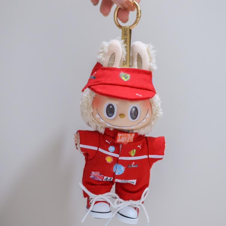 Labubu Red F1 Racing Suit Outfit Set - Labubu Hut