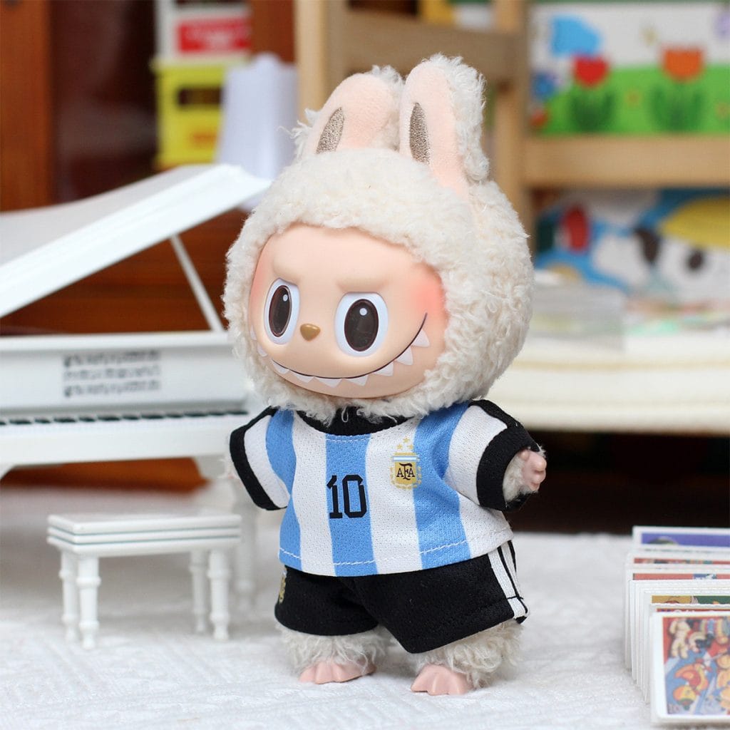 Labubu Argentina No.10 Soccer Jersey Set - Labubu Hut