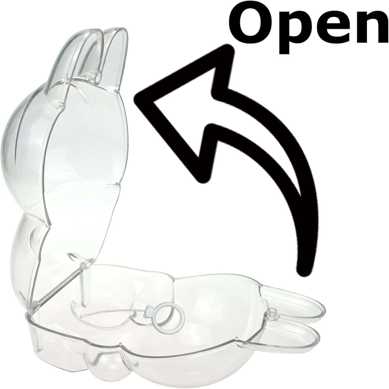 Clear Hard Case Cover For Labubu With Strap - Labubu Hut