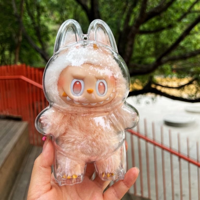 Clear Hard Case Cover For Labubu With Strap - Labubu Hut