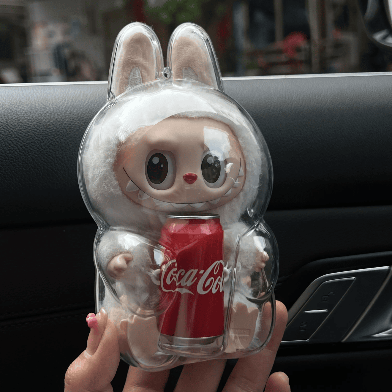 Clear Hard Case Cover For Labubu With Strap - Labubu Hut