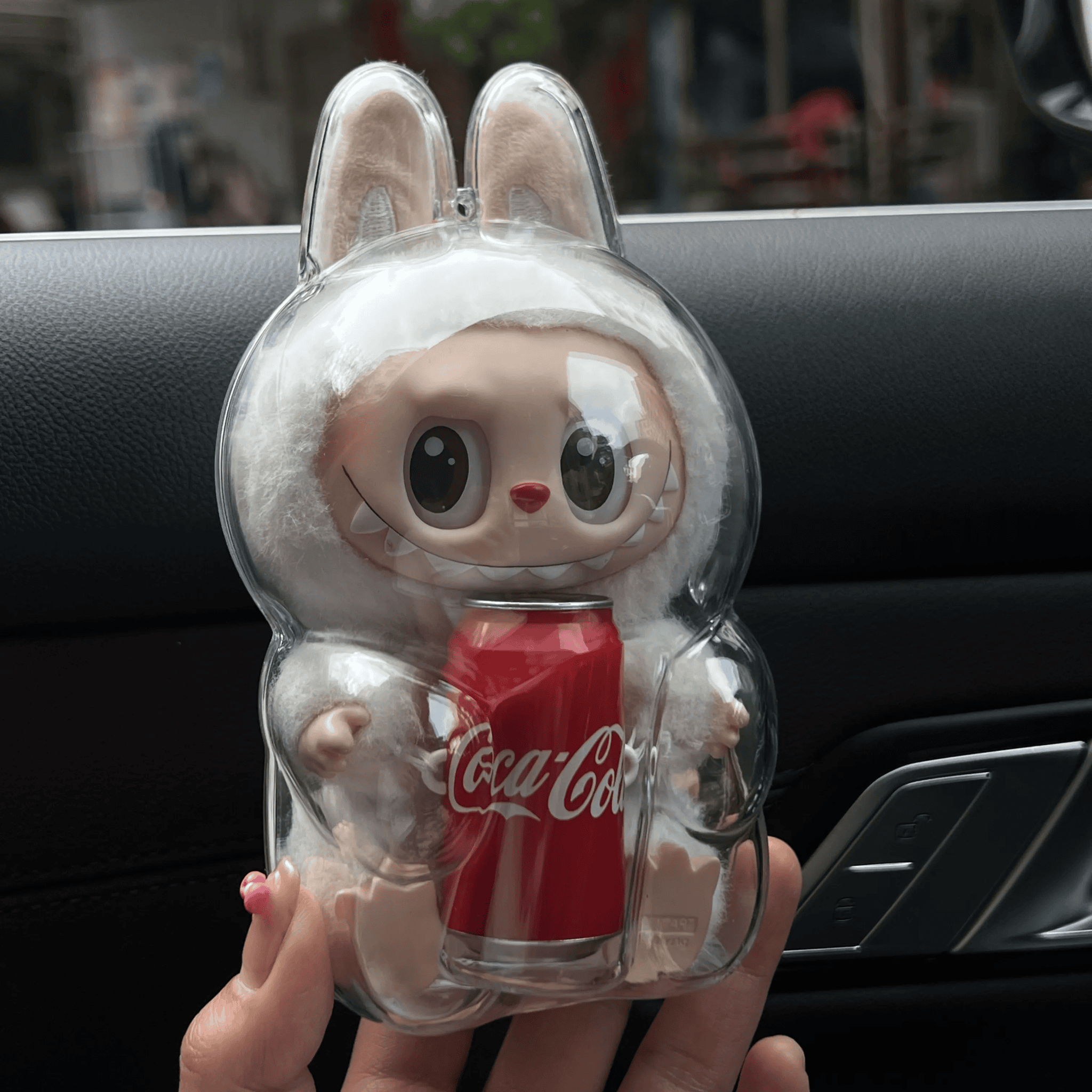 Clear Hard Case Cover For Labubu With Strap - Labubu Hut