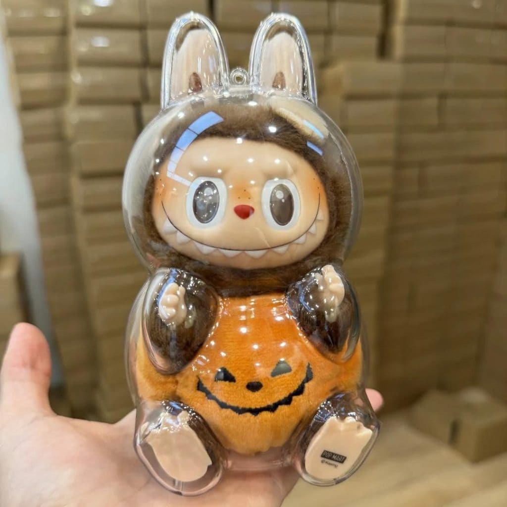 Clear Hard Case Cover For Labubu With Strap - Labubu Hut