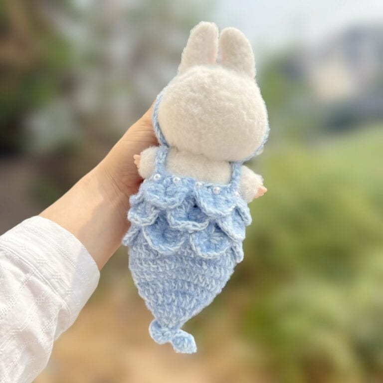 Handmade Mermaid Jumpsuit Outfit For Labubu - Labubu Hut