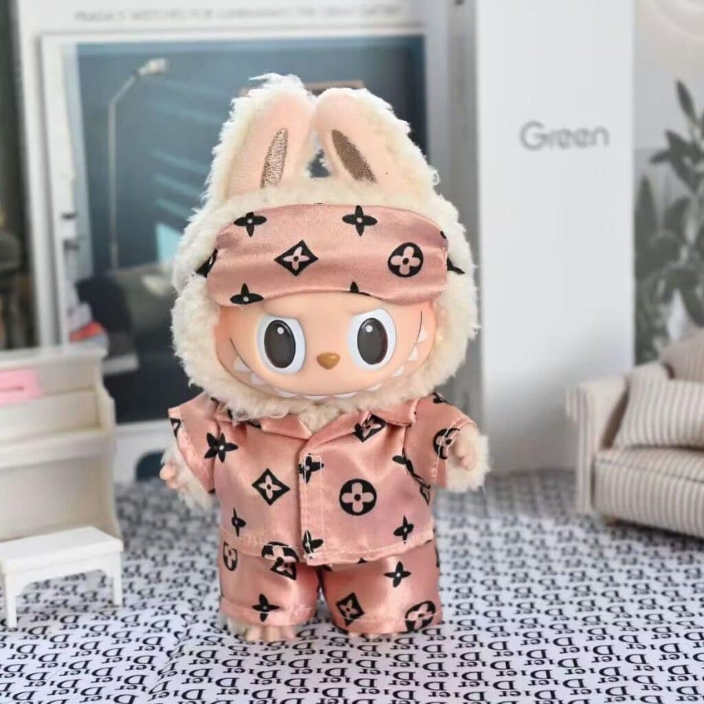 Designer-Style Pajama Set For Labubu - Labubu Hut