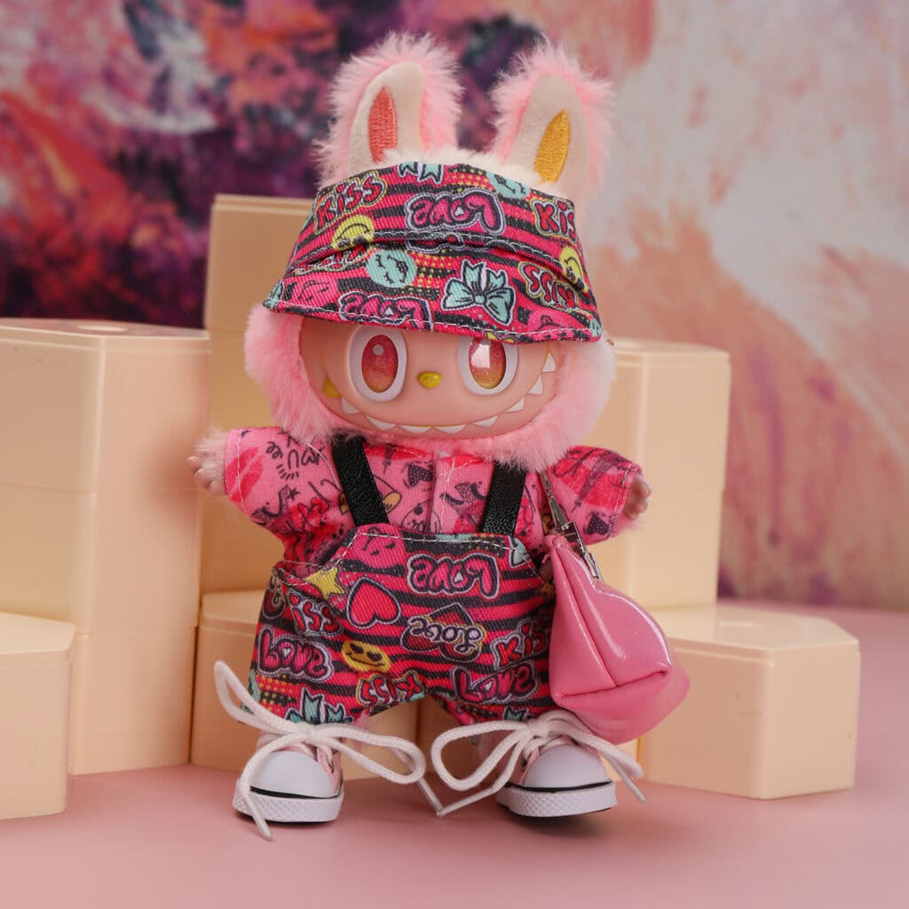 Labubu Pink Hip-Hop Outfit - Labubu Hut