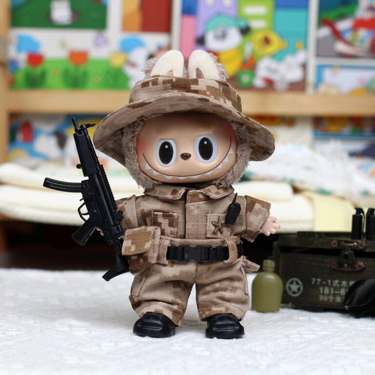 Marine Corps Combat Outfit Set For Labubu - Labubu Hut